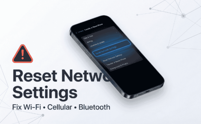 iPhone Reset Network Settings: What It Does (2026 Guide) - iPhone Tonic