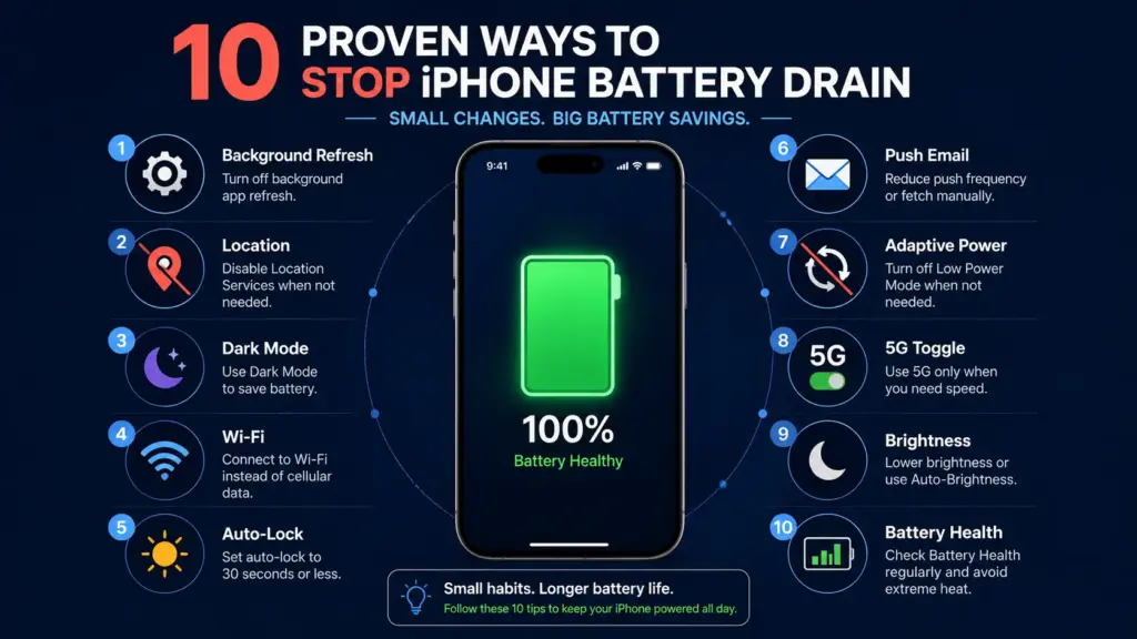 iPhone Battery Draining Fast? Here's the Real Fix (2026 Guide) - iPhone ...